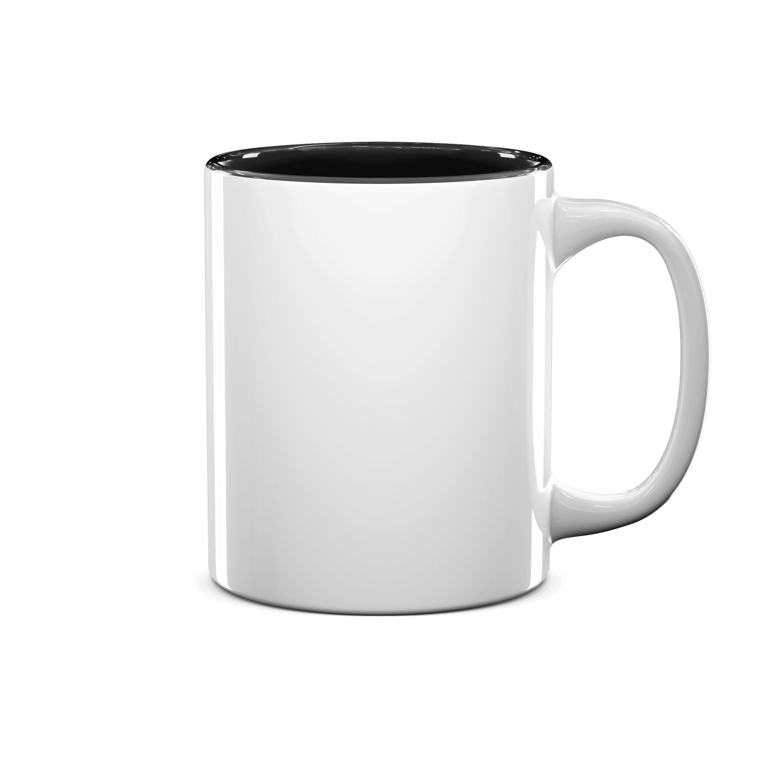 11 oz Two Tone Color Mug - Black – Blank Sublimation Mugs