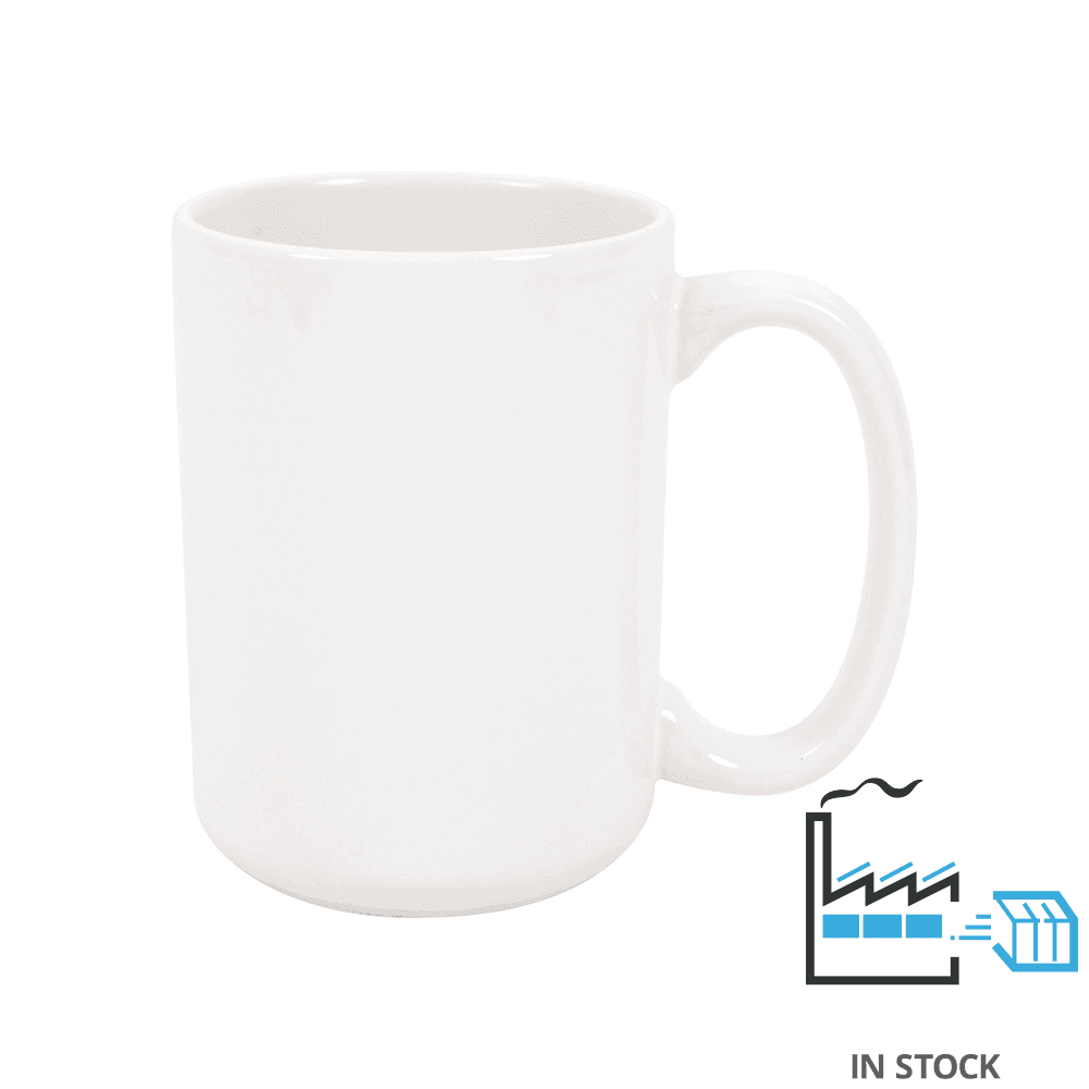 ORCA Coatings White 15 oz Mug – Blank Sublimation Mugs