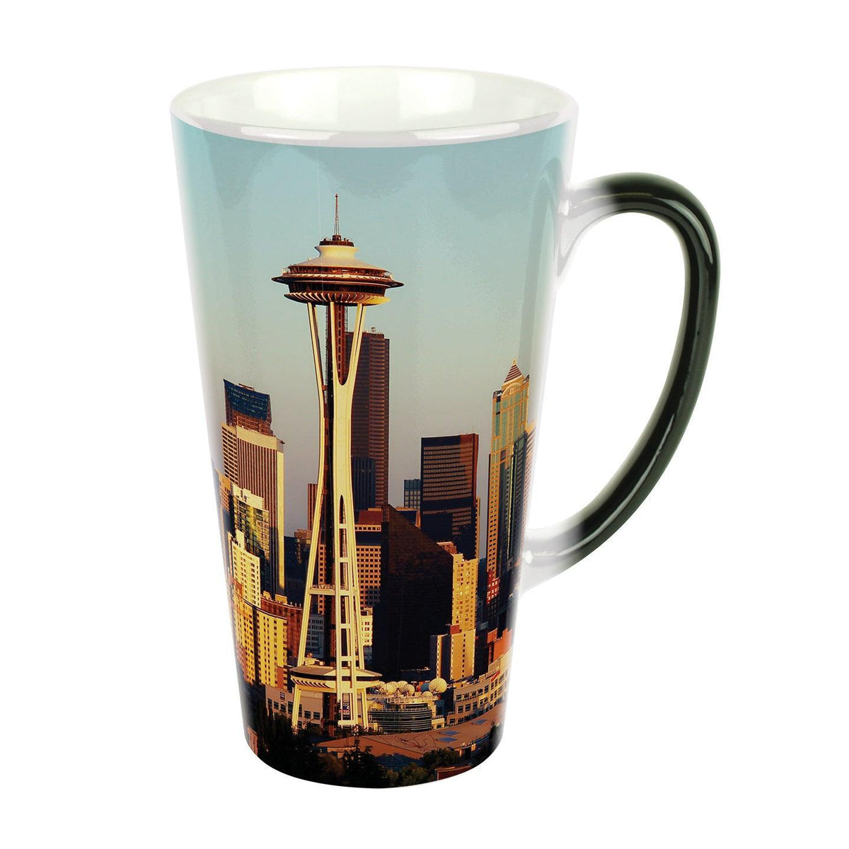 17 oz Latte Mug - Color Changing - Black – Blank Sublimation Mugs