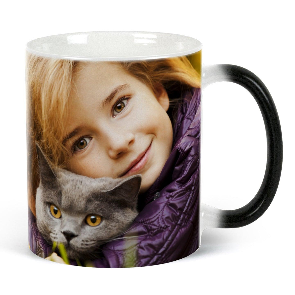 11 oz Color Changing Mug - Black - Matte – Blank Sublimation Mugs